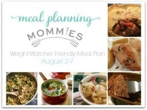Free Weight Watcher Friendly Meal Plan and Grocery List #5