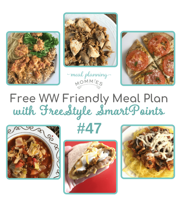 WW friendly meal plan #47