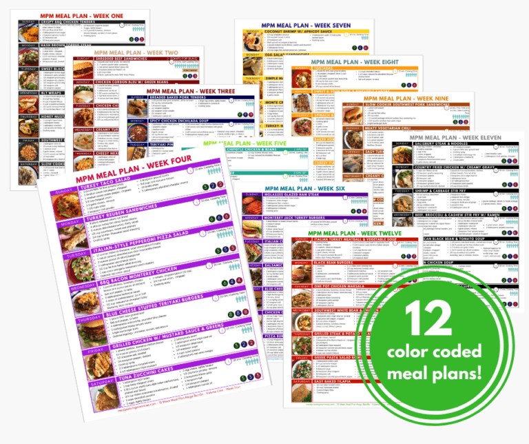 Volume Three 12 Week Meal Plan Mega Bundle - Meal Planning Mommies